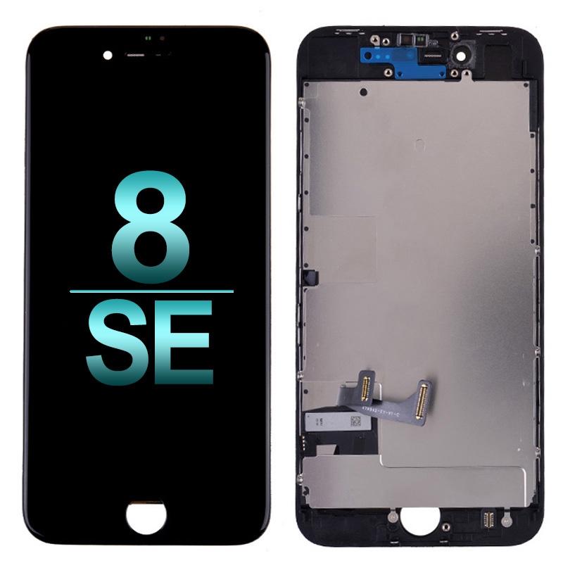 iPhone 8/ SE (2020) LCD & Digitizer With Frame Assembly + Polarized ...