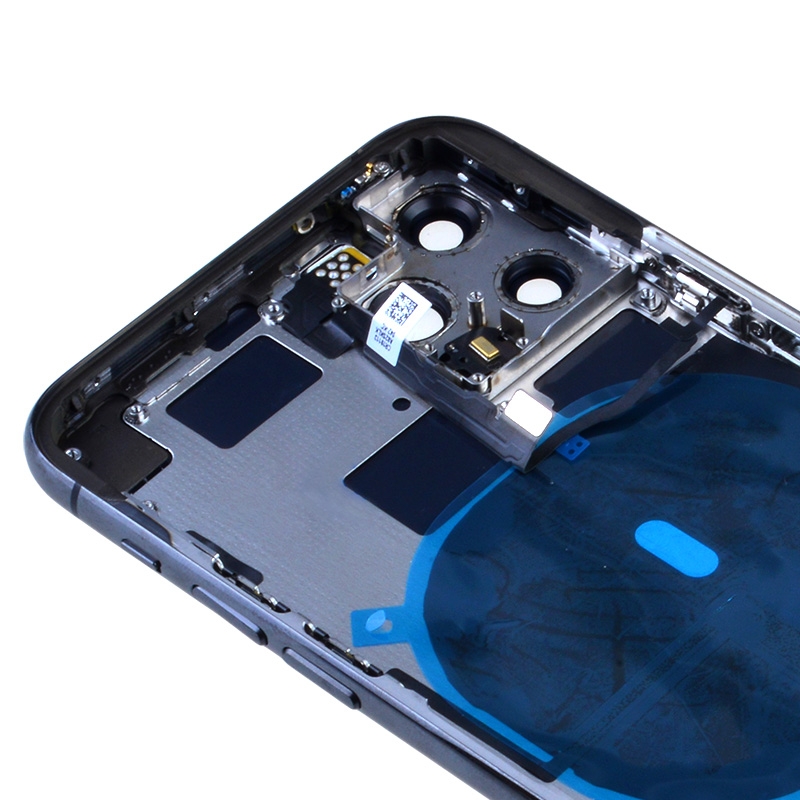 Black iPhone 11 Pro Rear Chassis Frame Housing Replacement W/ Small ...