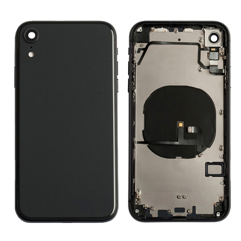 iPhone XR Rear Housing Frame Repalcement Black | Mengtor.com